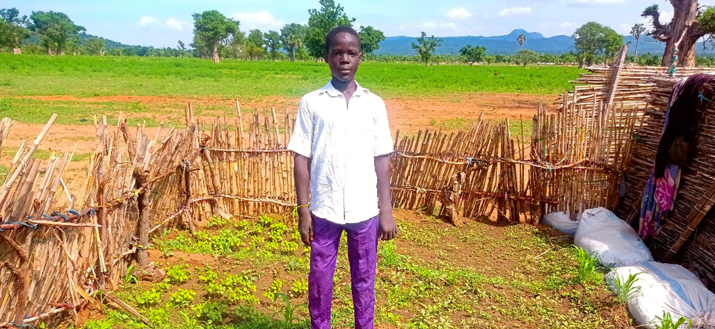 Hamman learns new farming skills to support his displaced family ...